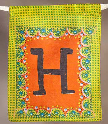 Natural Life Inspiration Letter Flags – Hubbs & Co.