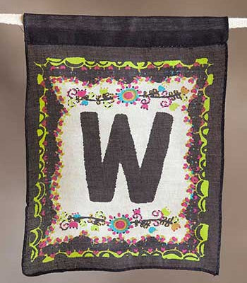 Natural Life Inspiration Letter Flags – Hubbs & Co.